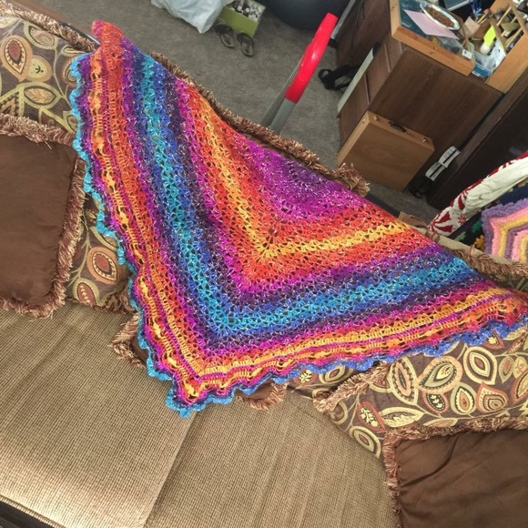 Accessories | Rainbow Shawl | Poshmark